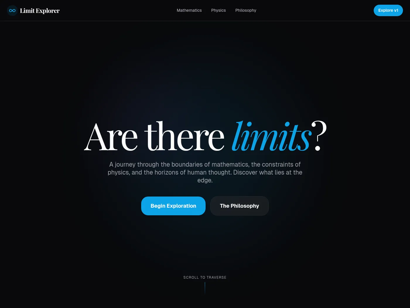 Limit Explorer