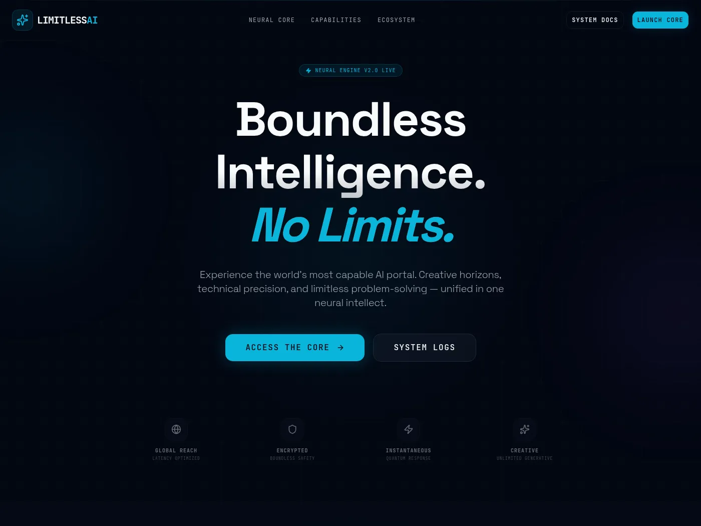 Limitless AI Web Portal
