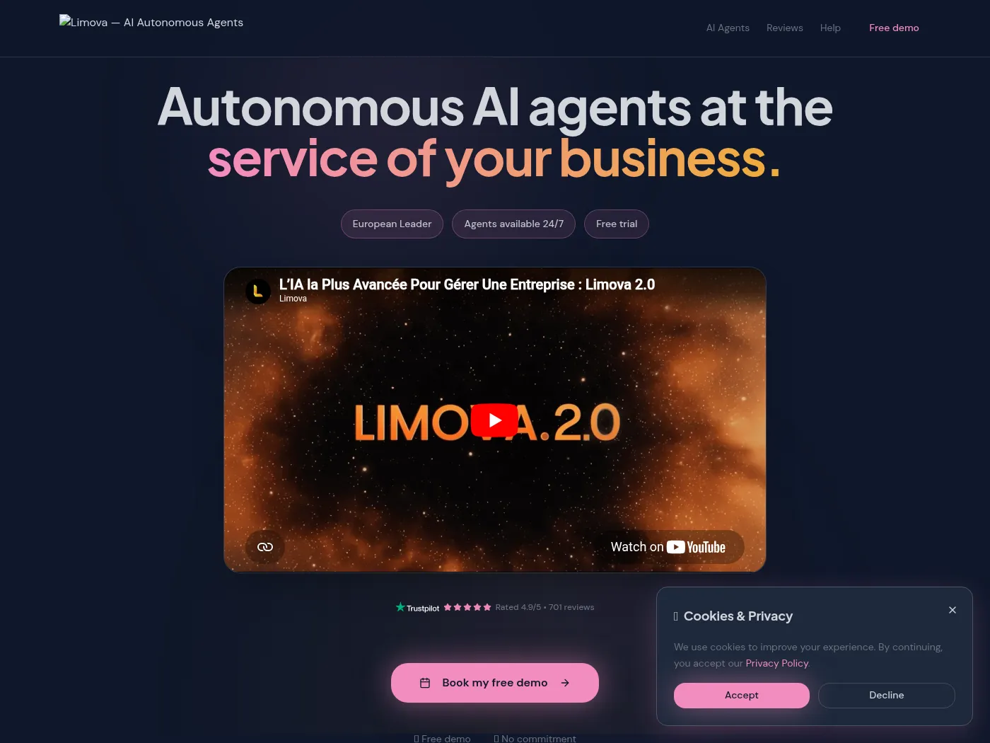 Limova.ai Exact Clone