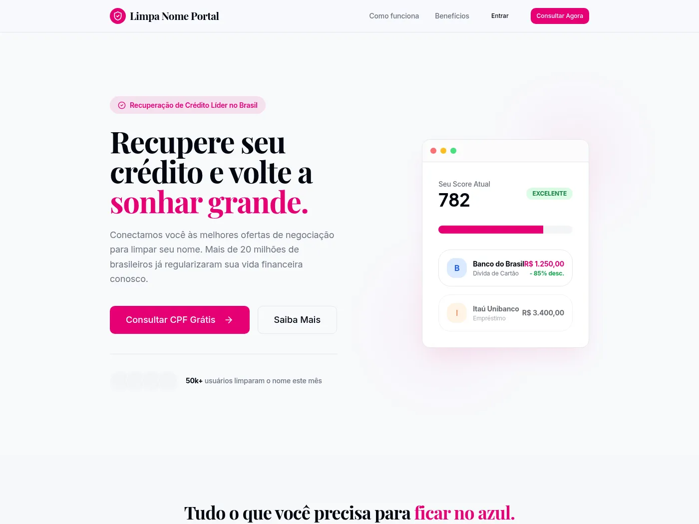 Limpa Nome Portal