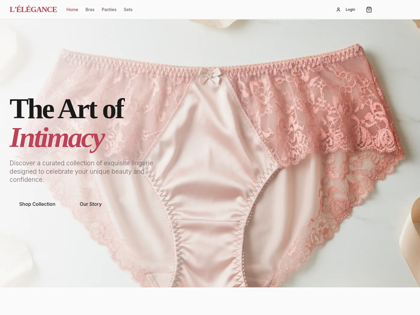 Lingerie Boutique Site