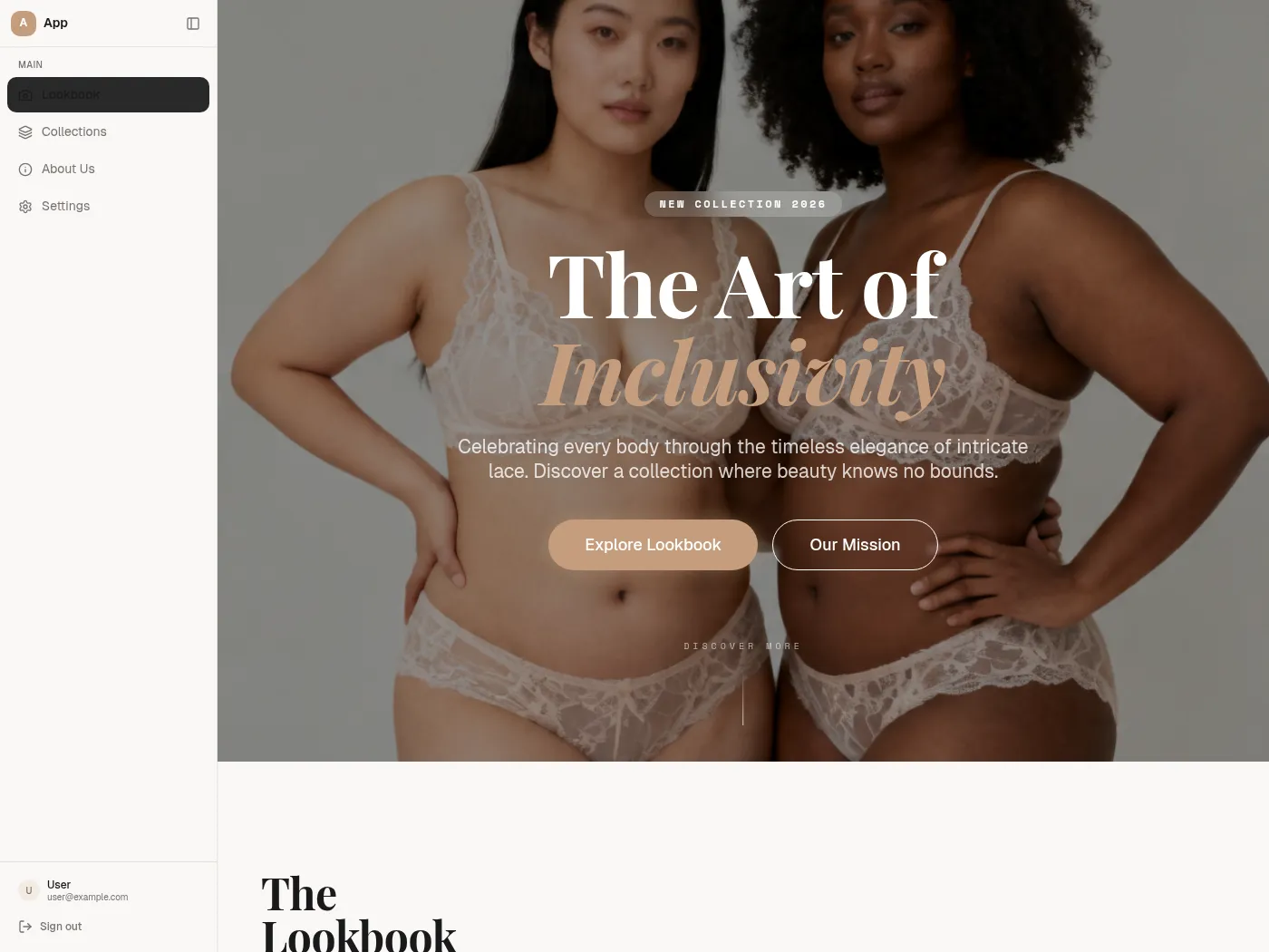 Lace Lingerie Lookbook