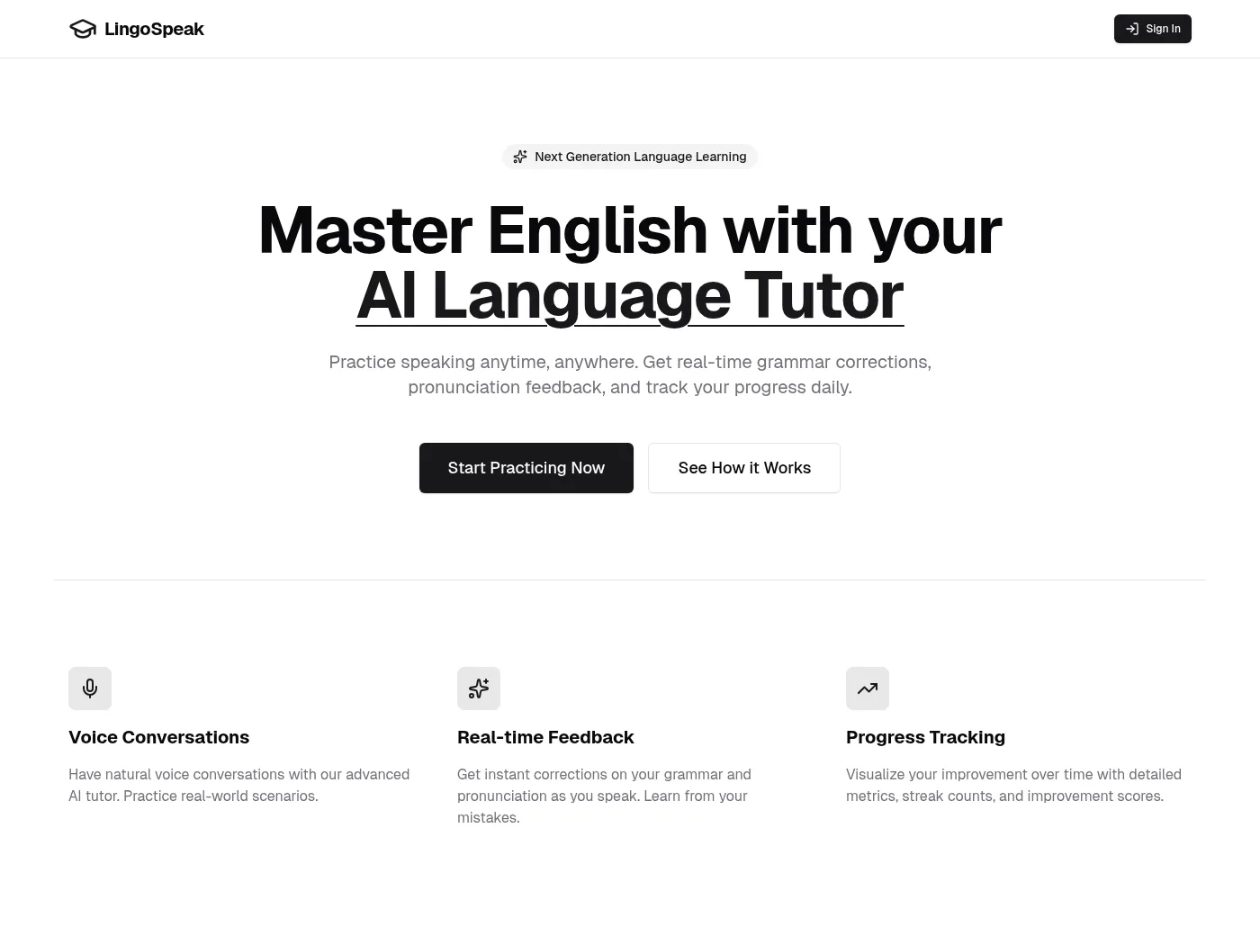 LingoSpeak Tutor