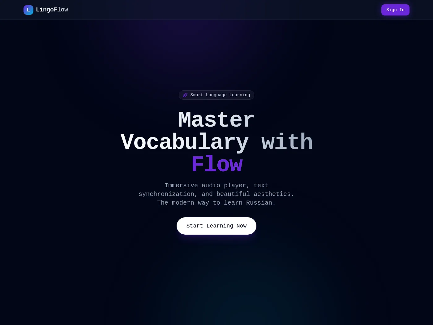 LingoFlow Word Player