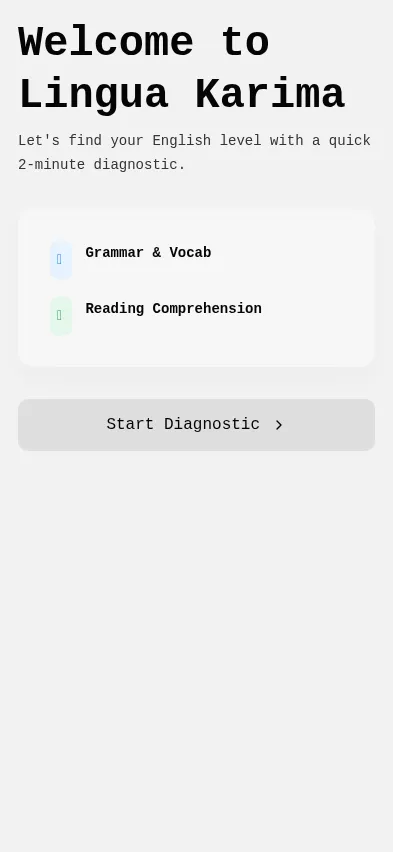 Lingua Karima English Tutor