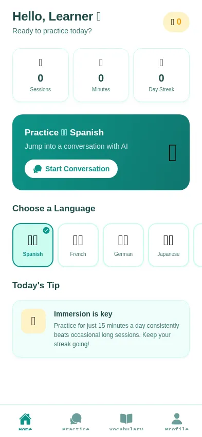 LinguaAI Mobile