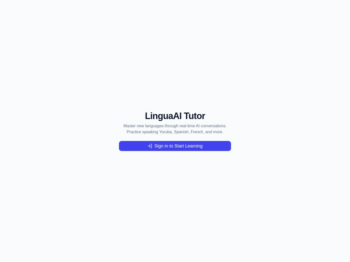 LinguaAI Tutor