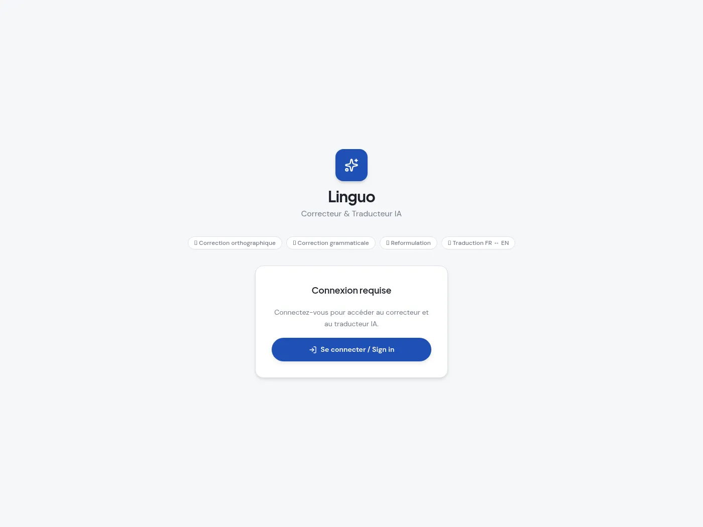 Linguo Corrector AI