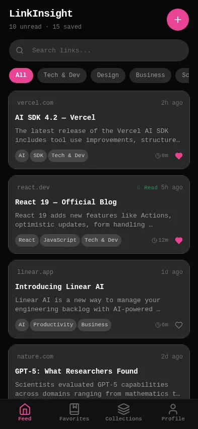 Link Insight App