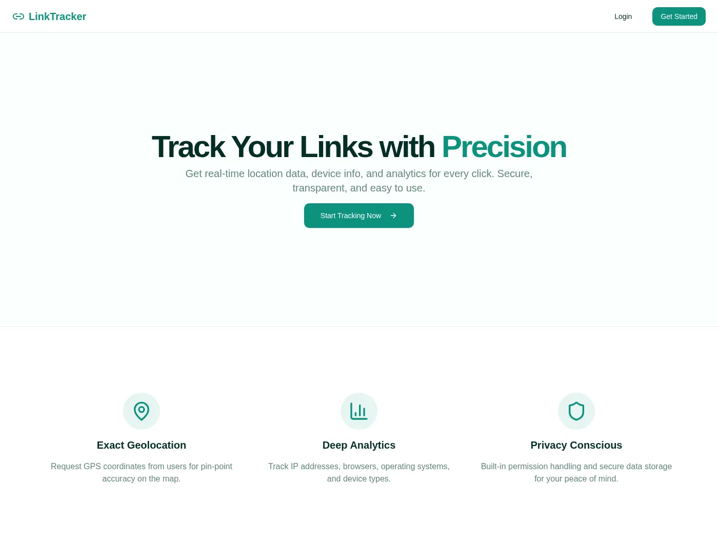 Link Tracker Web