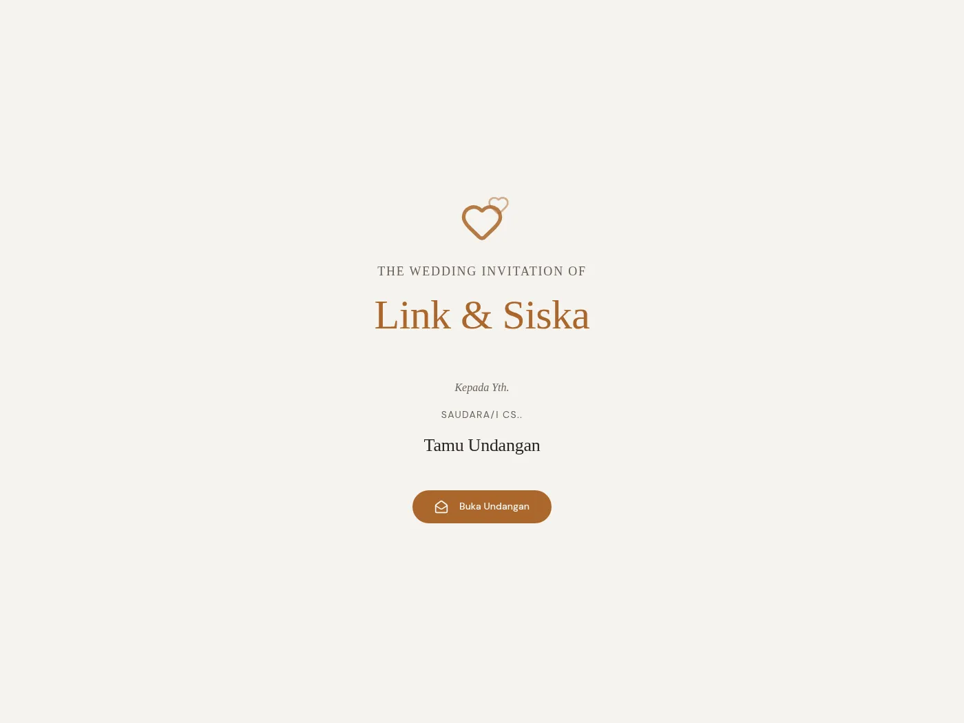 Link Siska Invitation App