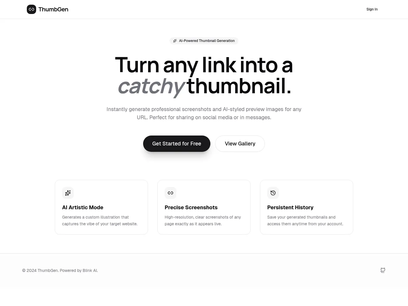 Link Thumbnail Generator