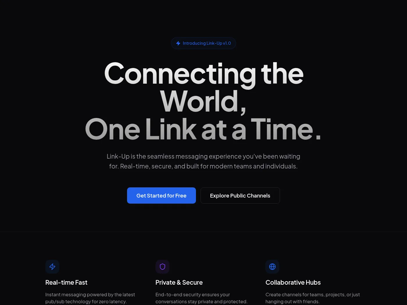 Link-Up Messaging Hub