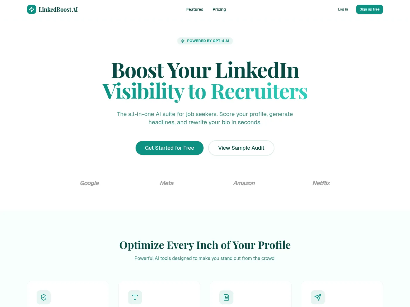 LinkedBoost AI Web Suite