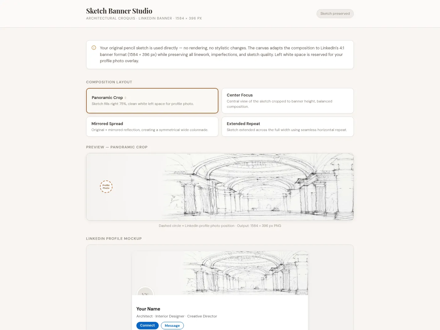 LinkedIn Banner Studio