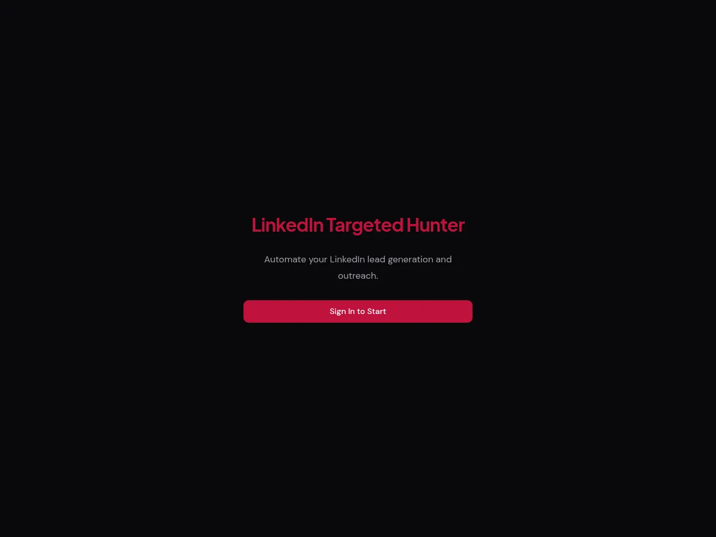 LinkedIn Targeted Hunter