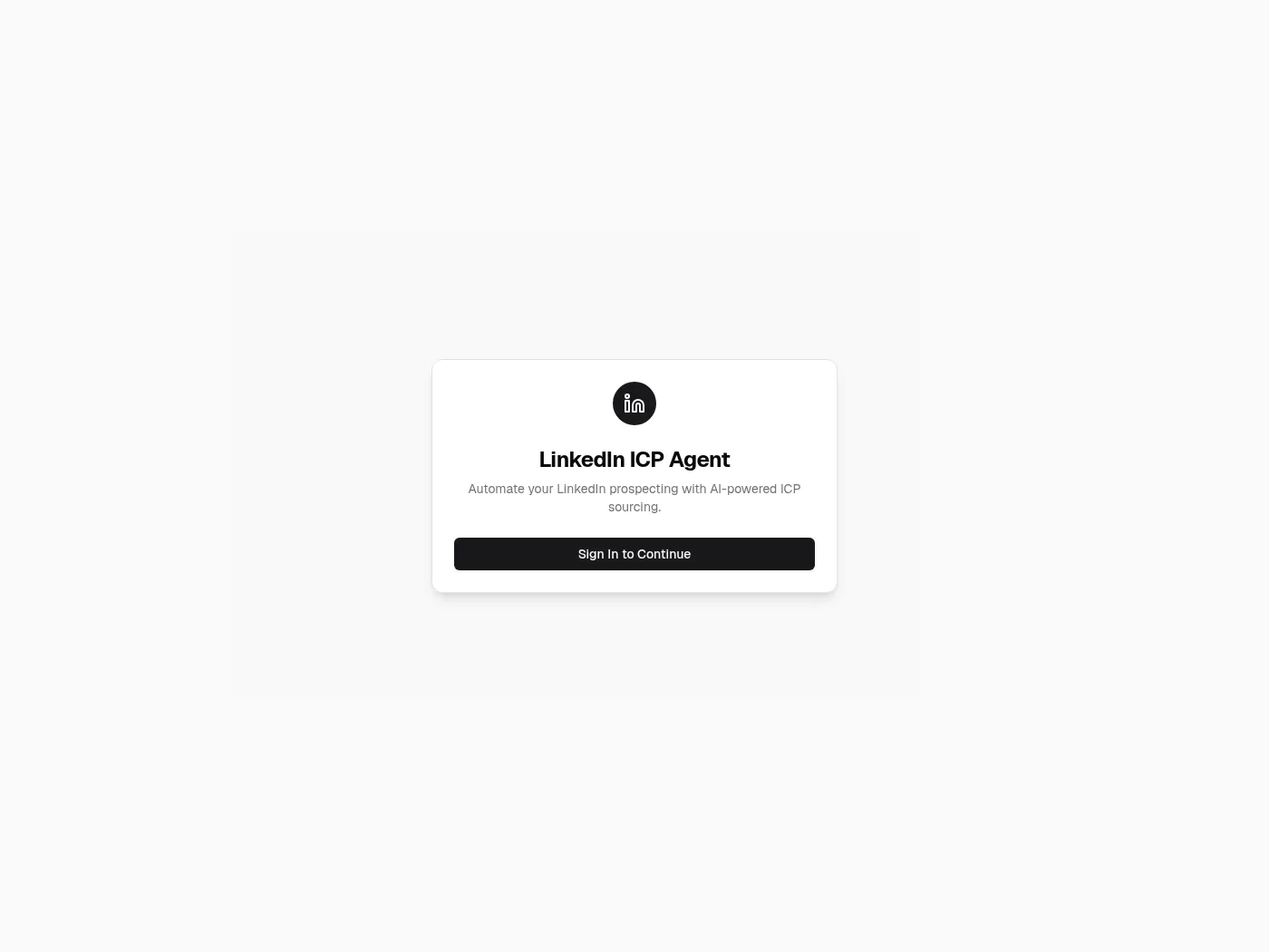LinkedIn ICP Agent