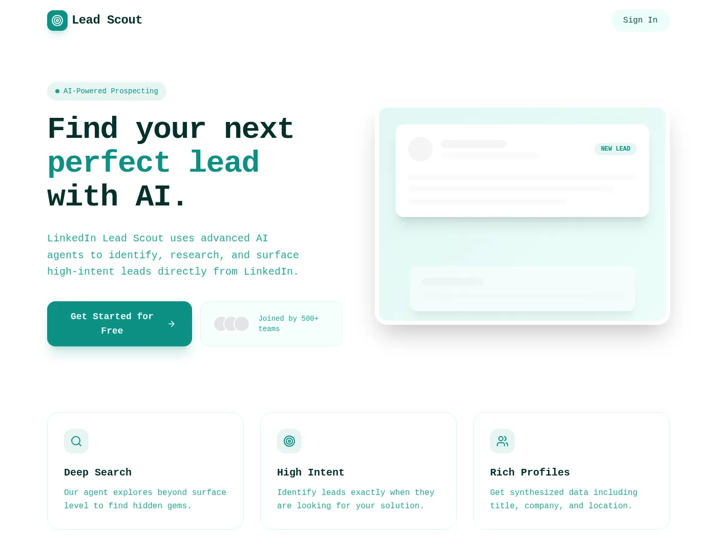 LinkedIn Lead Scout