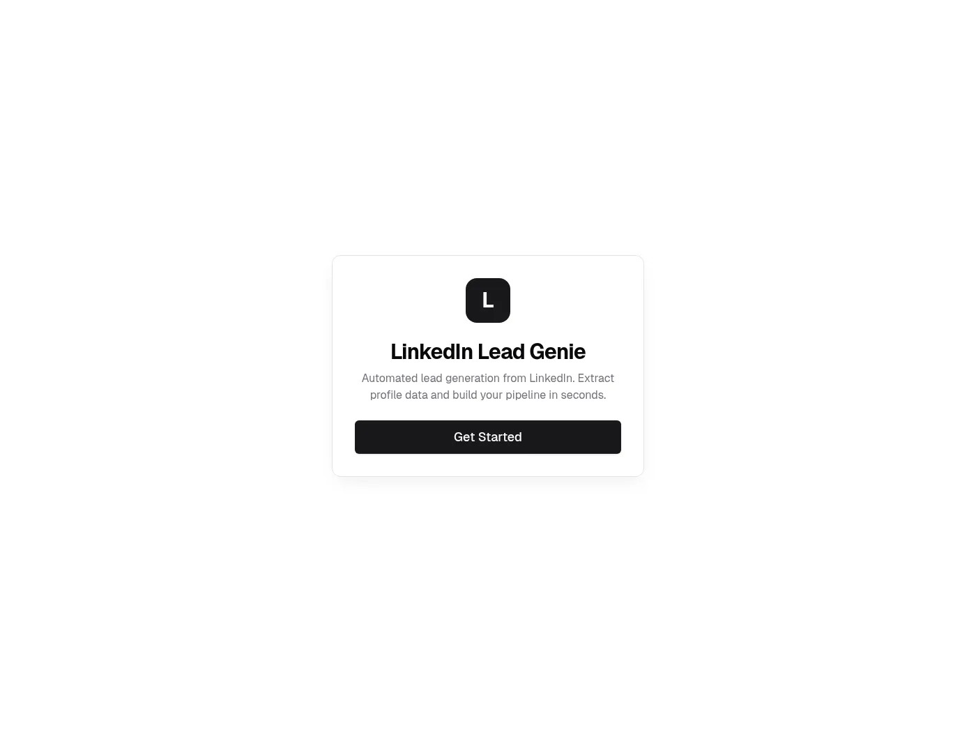 LinkedIn Lead Genie
