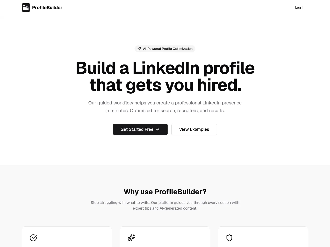 LinkedIn Profile Builder