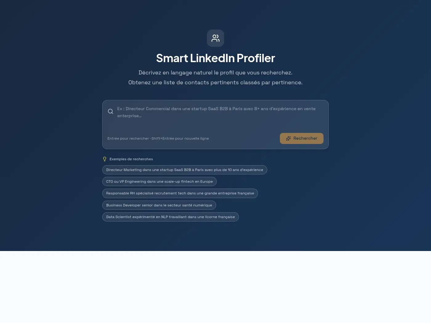 Smart LinkedIn Profiler