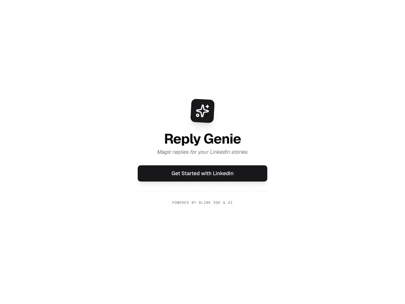 LinkedIn Story Reply Genie
