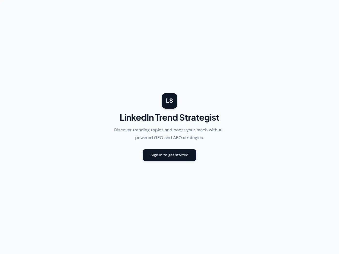 LinkedIn Trend Strategist