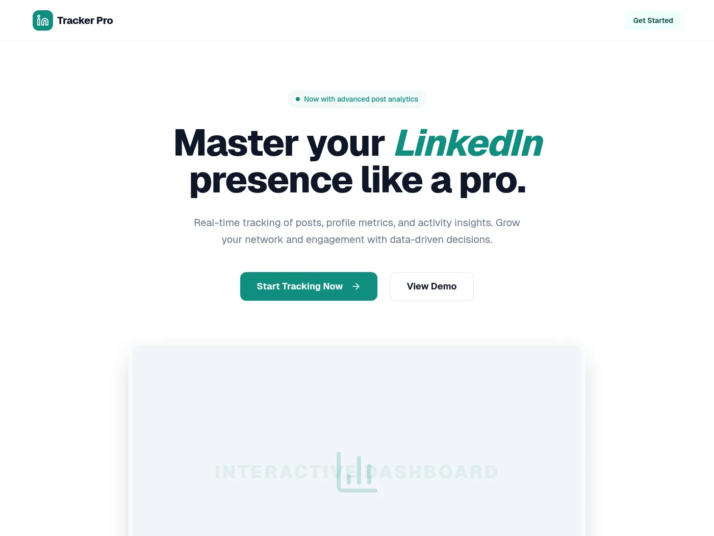 LinkedIn Tracker Pro