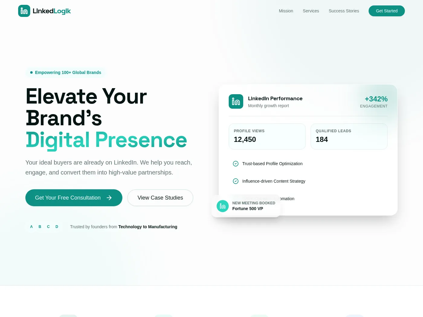 LinkedLogik Website Refresh