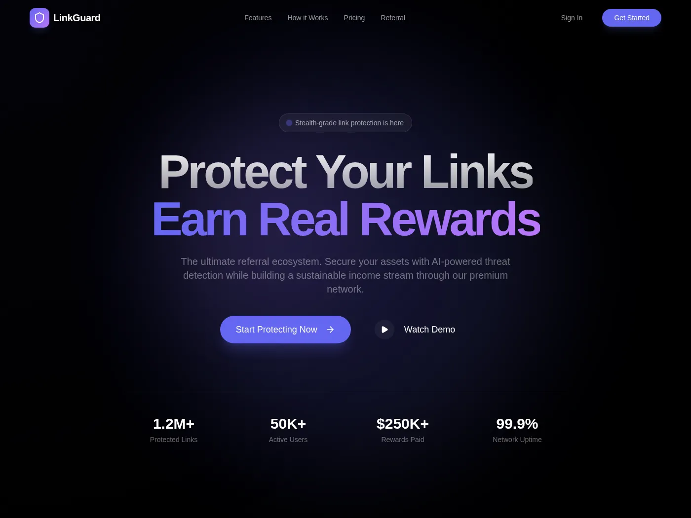 LinkGuard Referral Suite