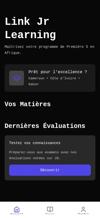 Link Jr Learning App