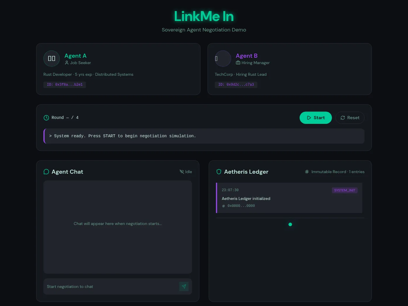 LinkMe In Agents Demo