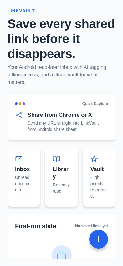LinkVault Android App