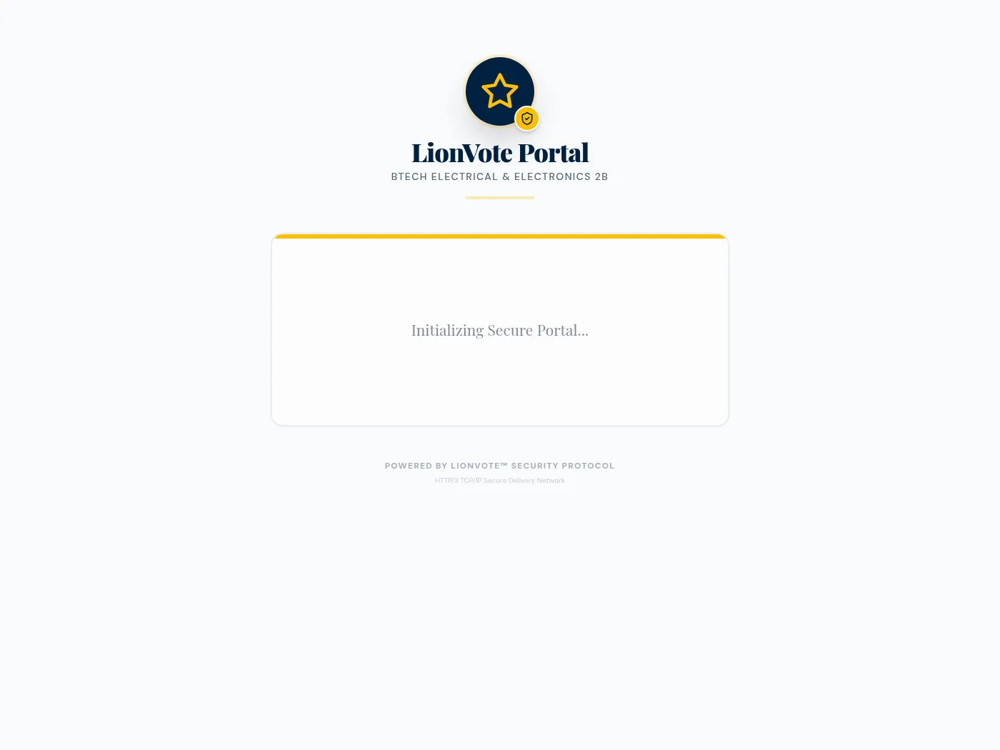 LionVote Portal