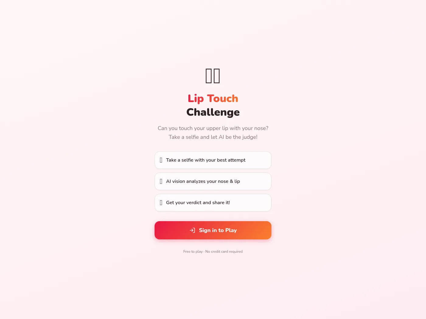 Lip Touch Challenge