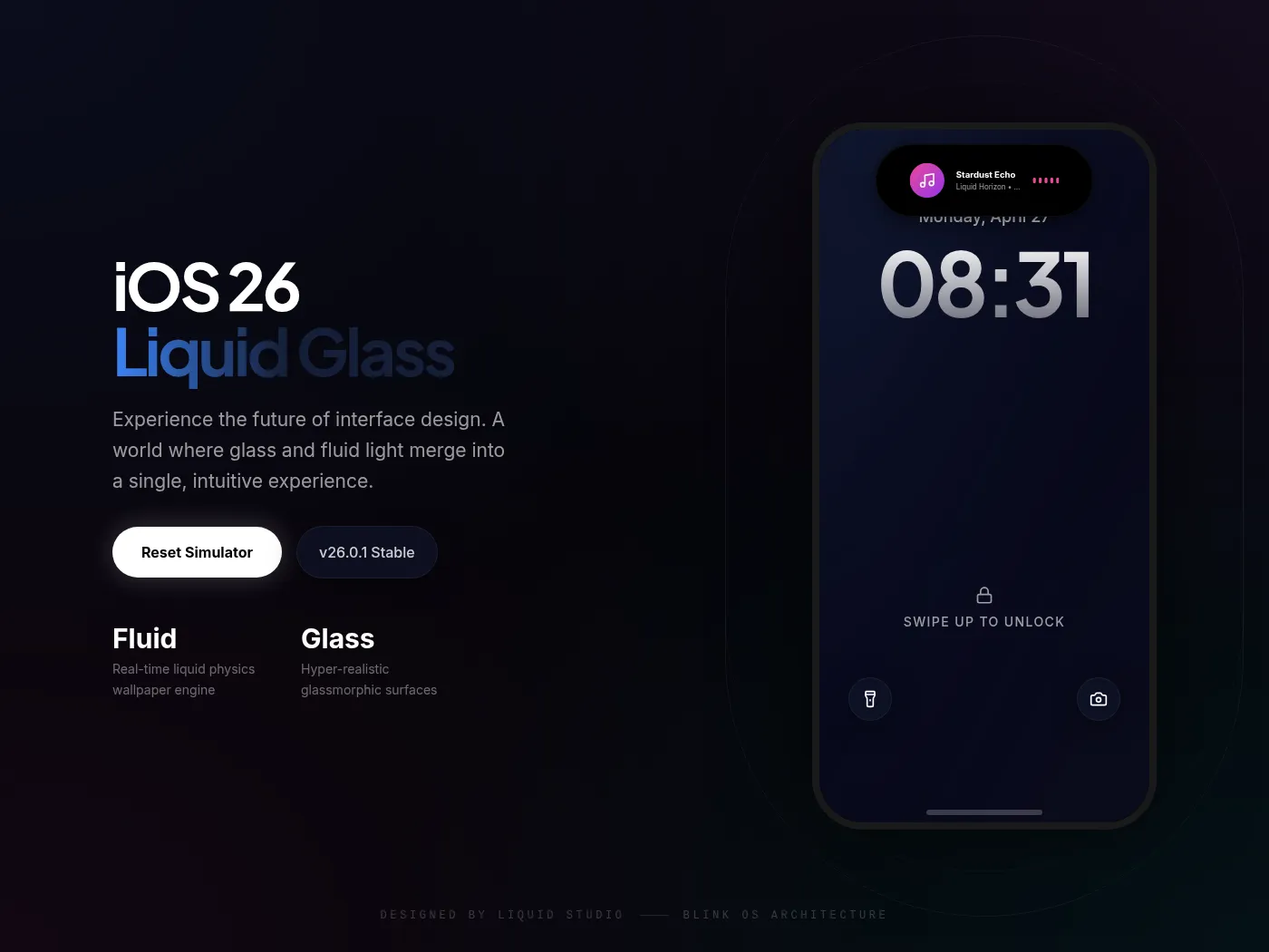 iOS Liquid Glass Simulator
