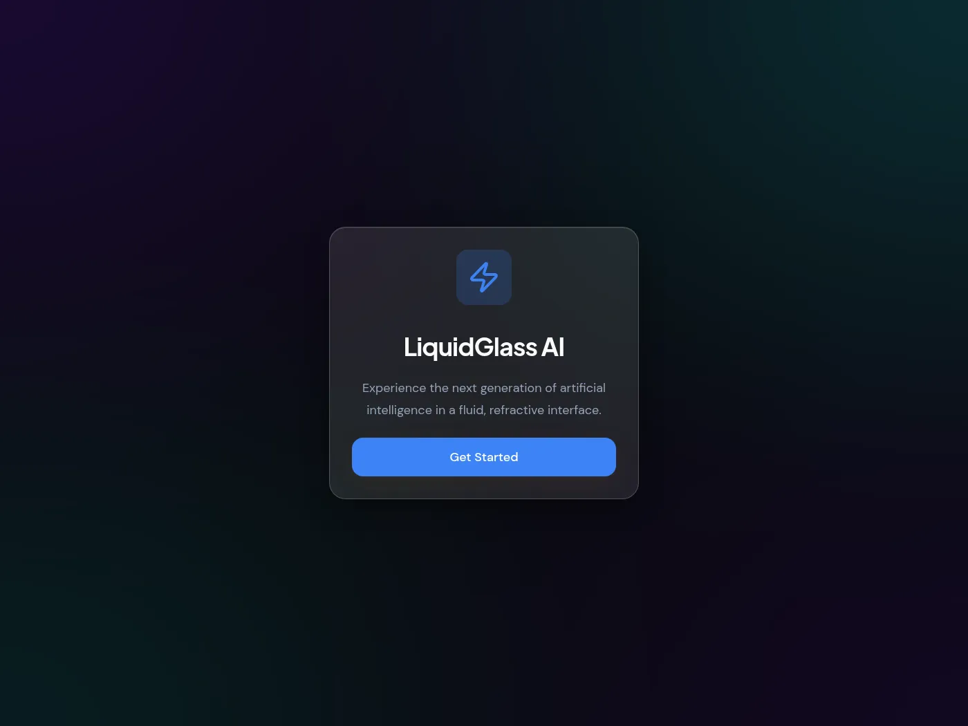 LiquidGlass AI App