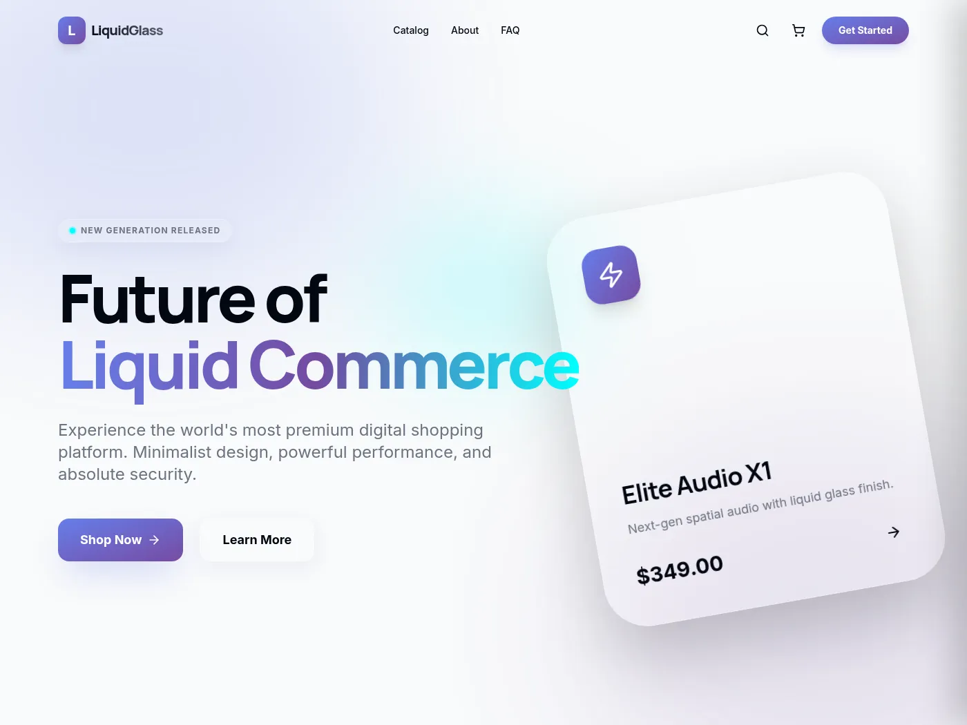 LiquidGlass Commerce