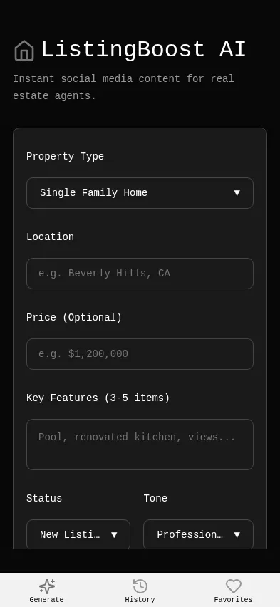 ListingBoost AI