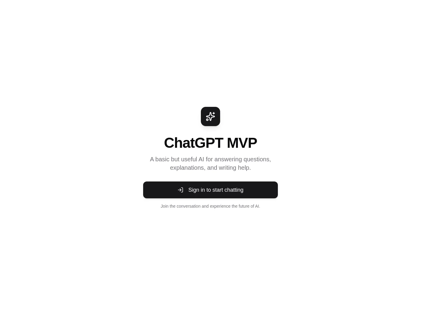 Lite AI Chatbot MVP