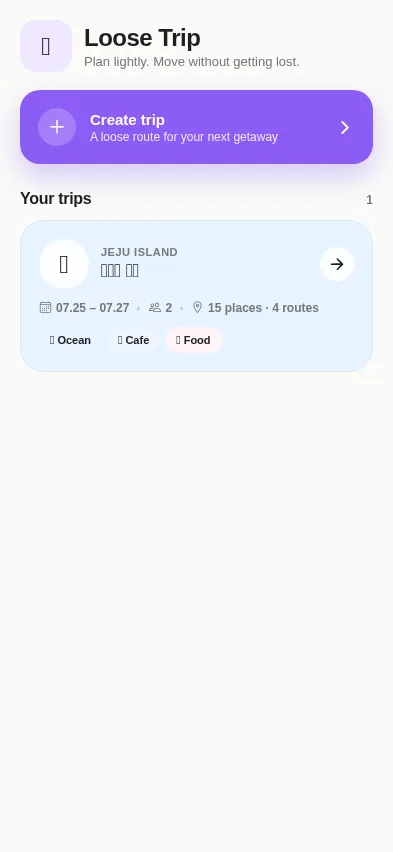 Lite Trip Planner
