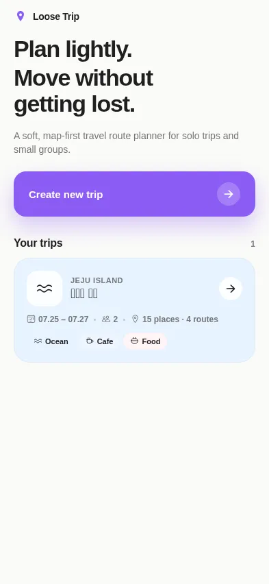 Lite Trip Planner