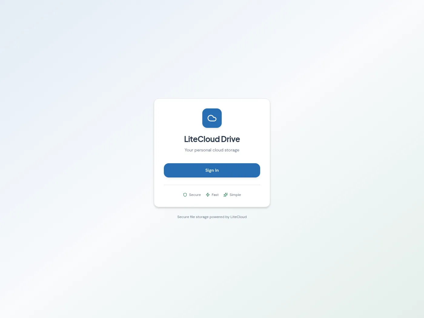 LiteCloud Drive