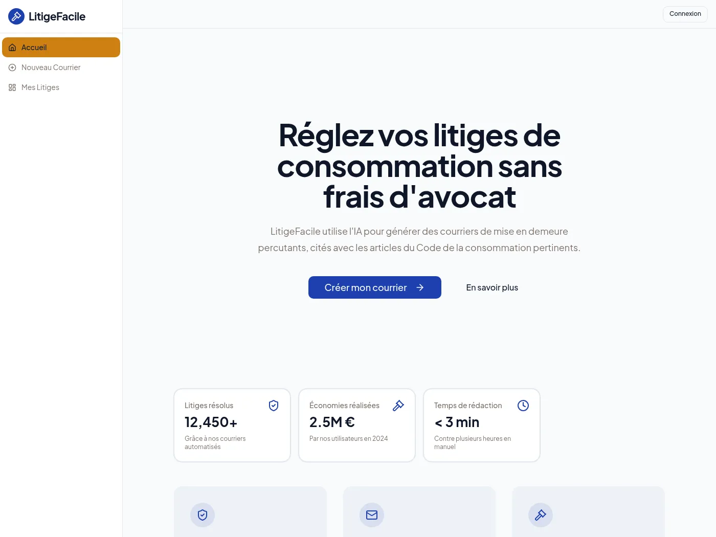 LitigeFacile Web App