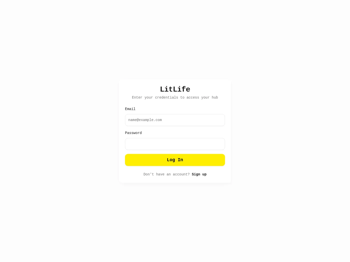 LitLife Social Hub