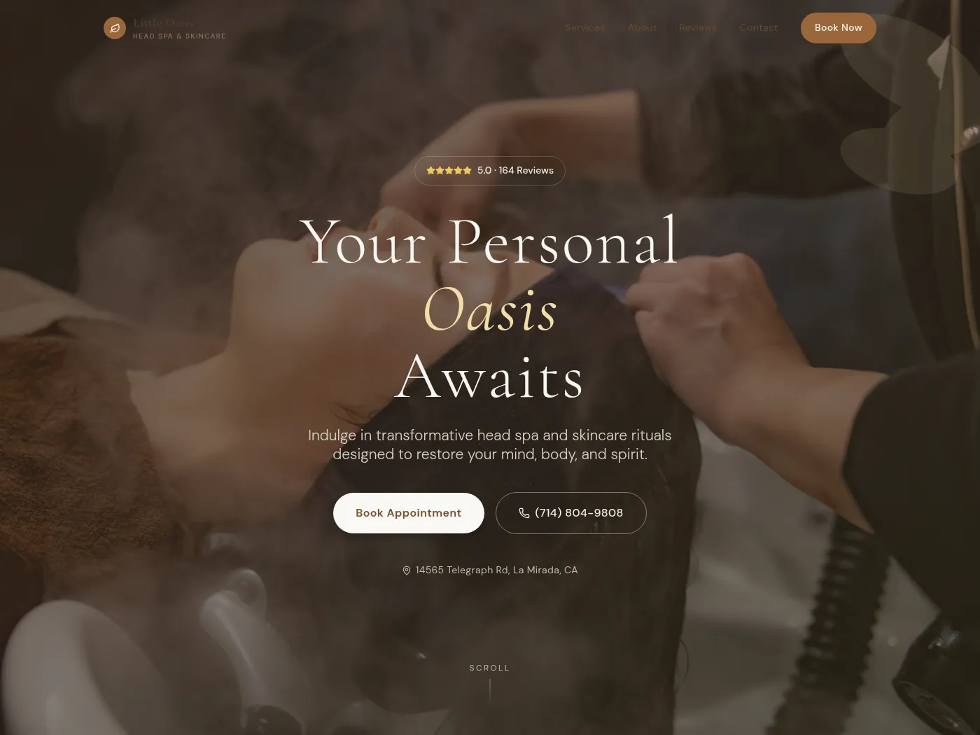 Little Oasis Spa Website