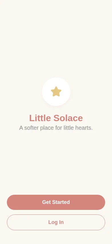 Little Solace: Emotional Regulation App for Kids and Parents