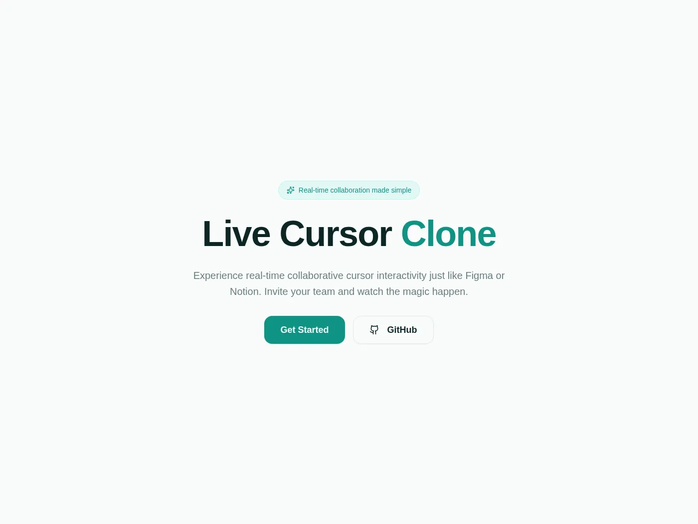 Live Cursor Clone