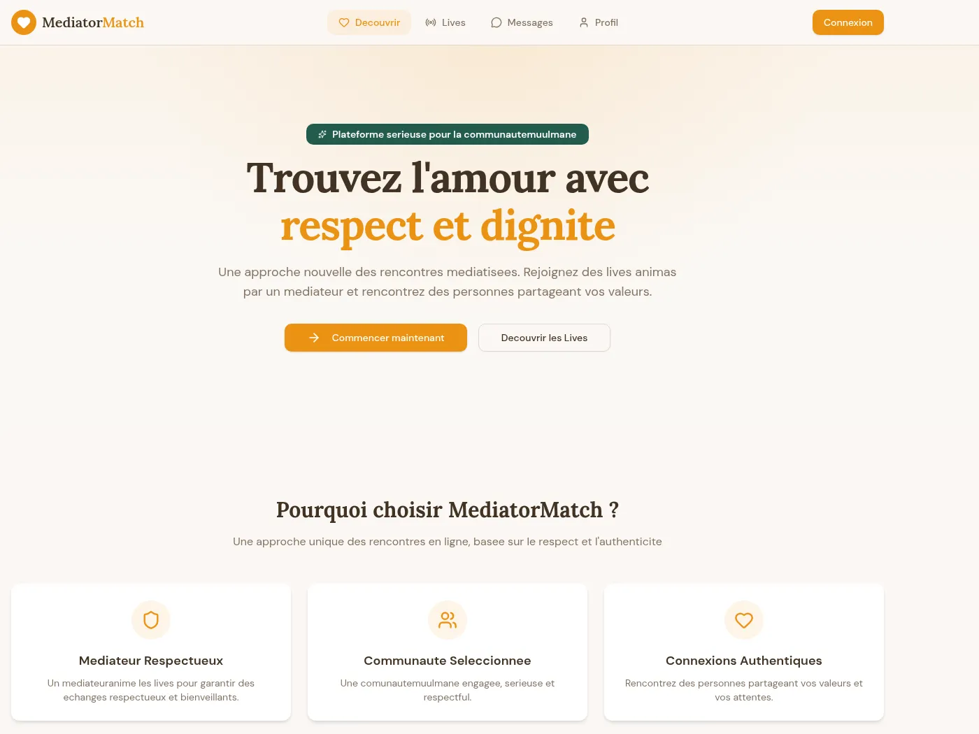 Mediator Match Live