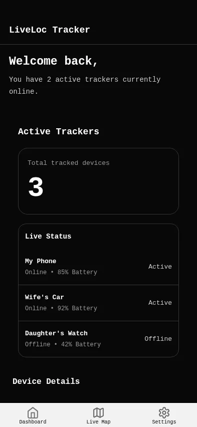 Live Location Tracker
